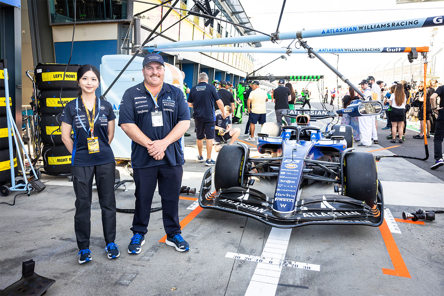 Komatsu x Williams Racing Partnership | Komatsu global site