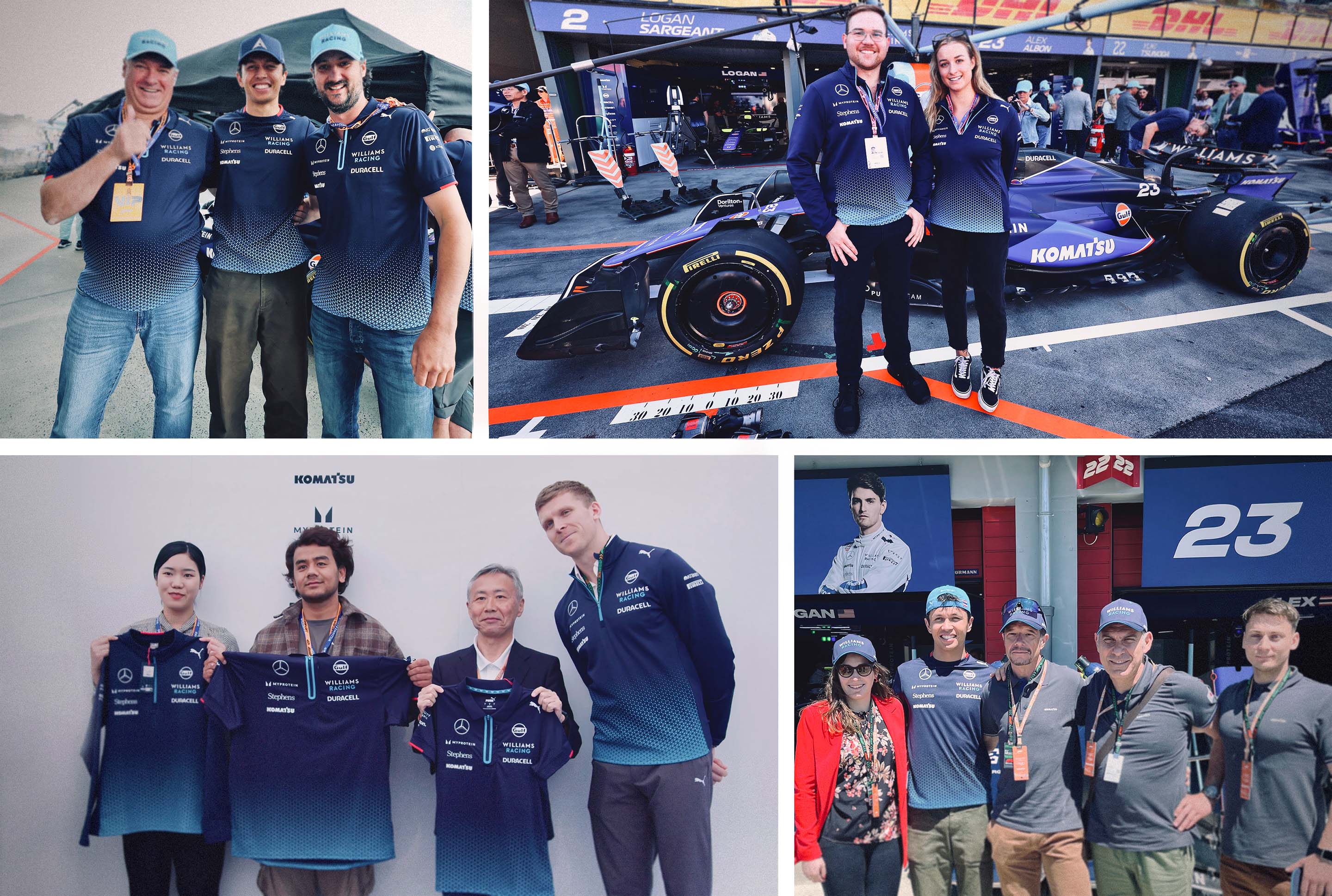 Komatsu x Williams Racing Partnership | Komatsu global site