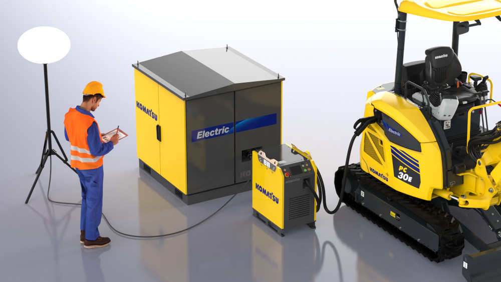 - To meet sustainability goals - Komatsu will showcase electric ...